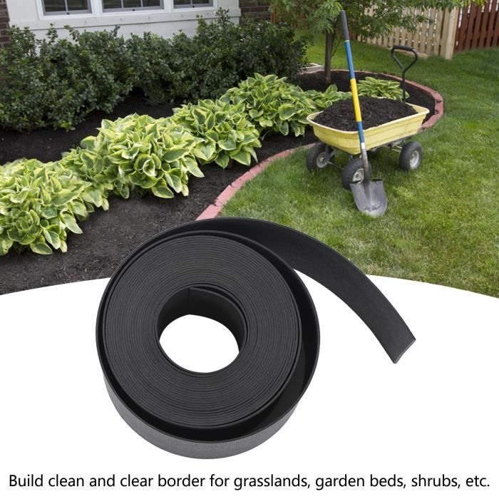 VGEBY Bordure paysagère Bordure de Paysage sans Creuser, Kit de Bordure ...
