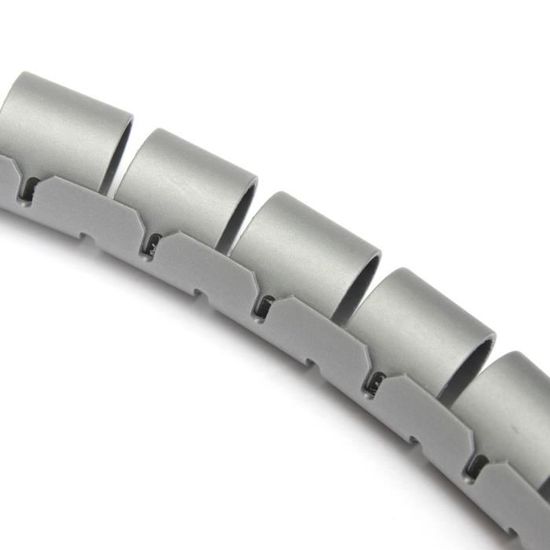 Gaine Tube Spirale Range Cache Câble Fil 2M Ø15mm avec Clip Attache ...