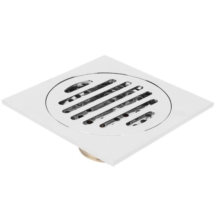 Siphon De Sol 10X10Cm Drain De Sol Carré Douche Cuivre Insectproof ...