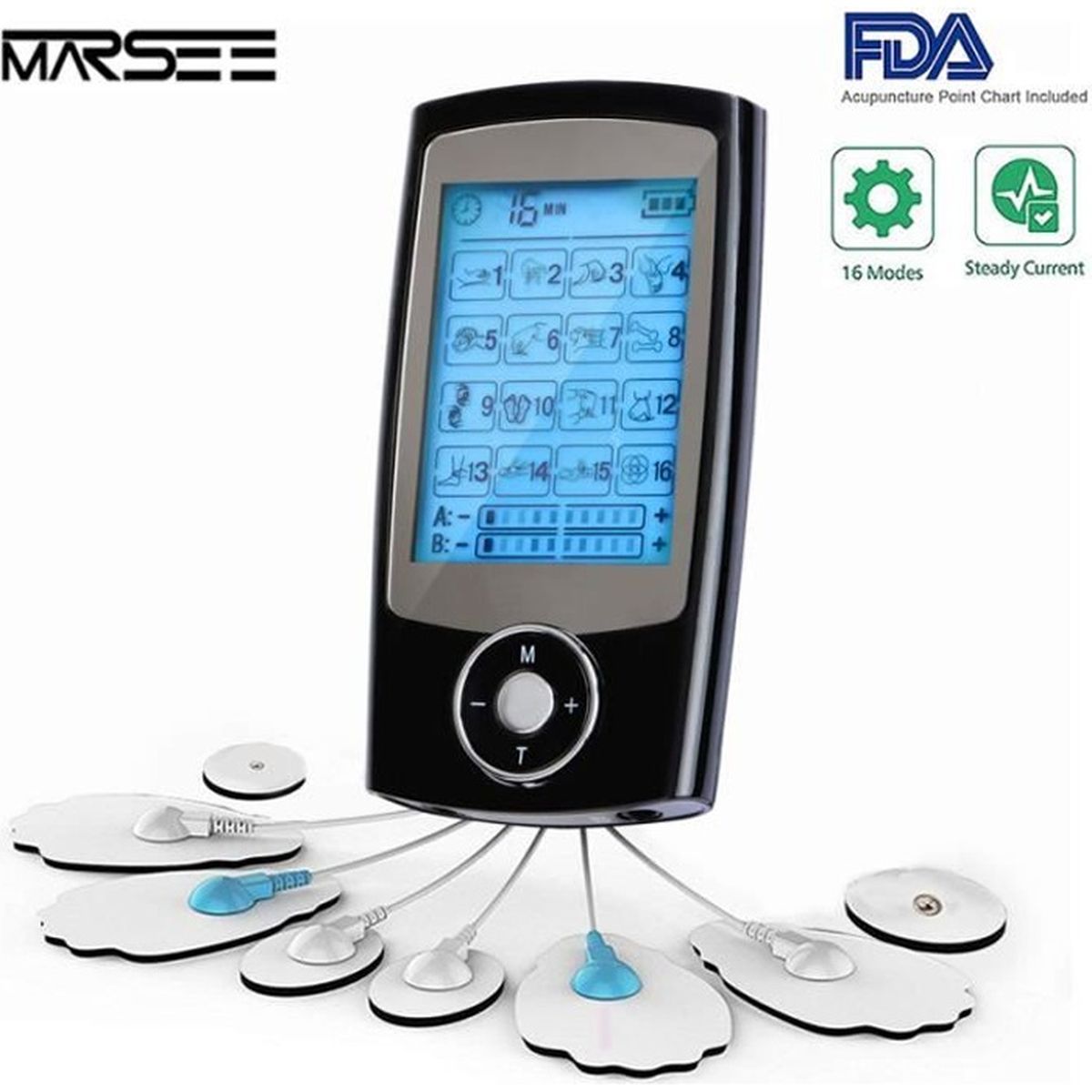 Électrostimulateur TENS Anti-Douleur et électrostimulation Musculaire ...