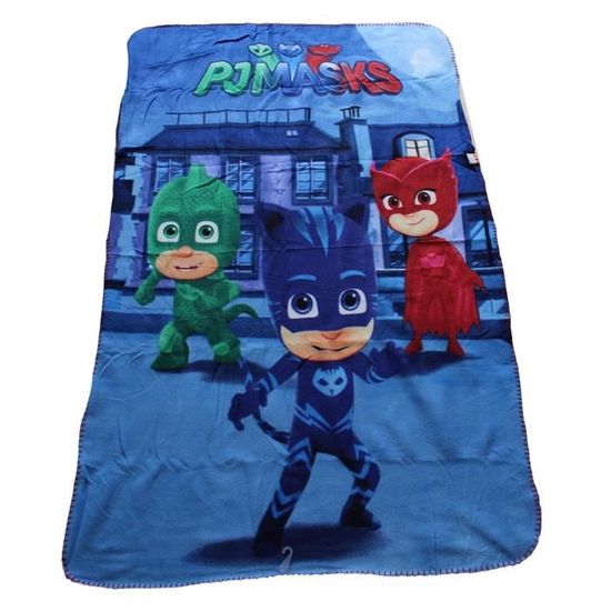 Pyjamasque Pj Mask Plaid polaire 100x150 cm - Cdiscount Maison
