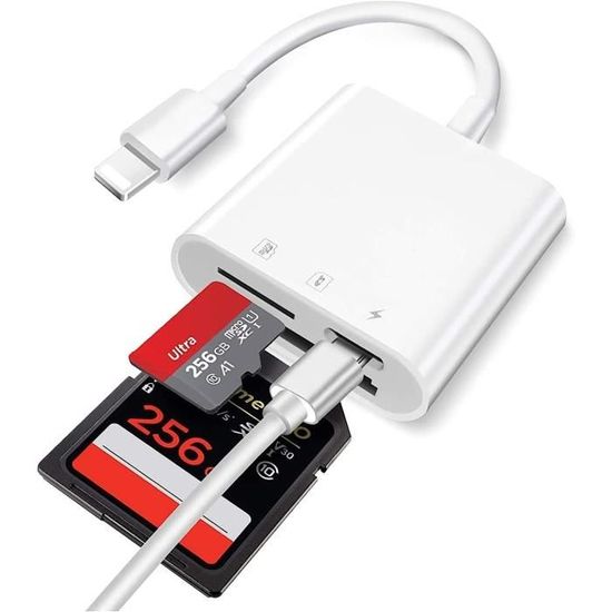 Lecteur Carte Sd, Micro Sd Vers Usb 3.0, Lecteur De Carte Mémoire Externe En Aluminium ...