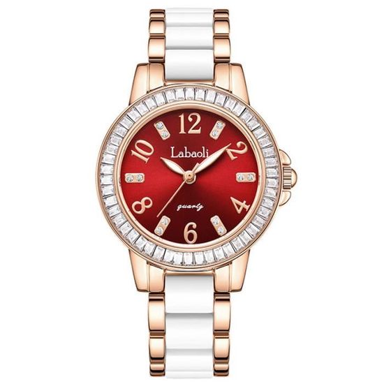 SHARPHY Montre femme de luxe diamant étanche grâce tempérament bracelet ...