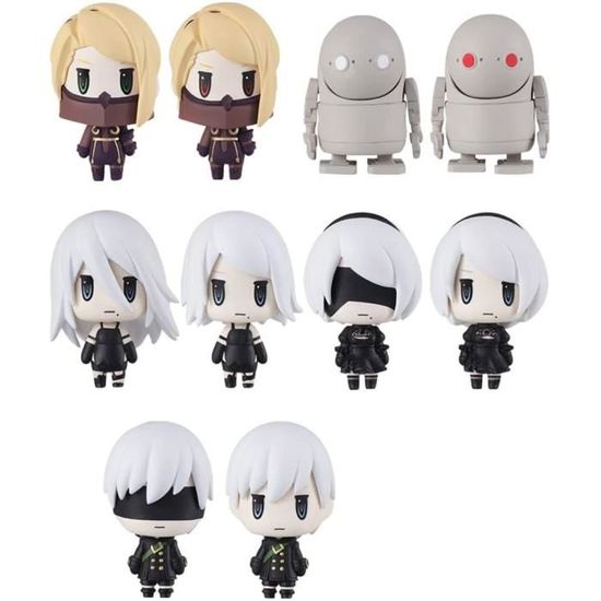 TRADING ARTS MINI NIER ASSORTIMENT FIGURINES 4 CM (10) SQUARE ENIX XFF ...