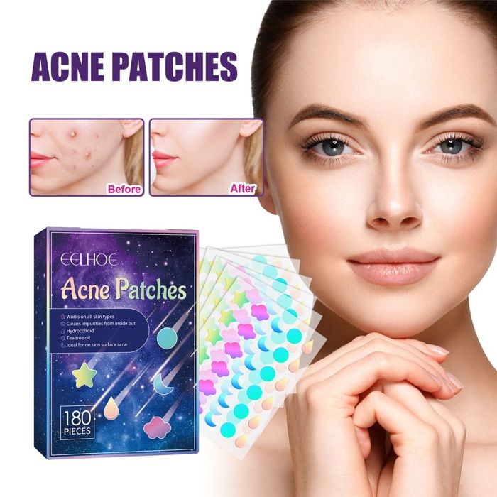 Pimple Patches 180 pièces, Hydrocolloïde Acné Patch, Invisible Patch ...