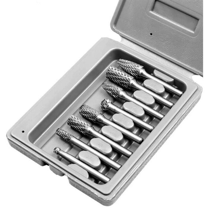 Lime rotative électrique en acier au tungstène, 8pcs, 6mm à 12mm, à ...