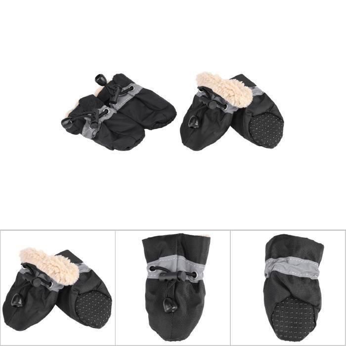 SHO 4pcs Chaussures de Pluie Antidérapant bottes imperméables Bottes de ...