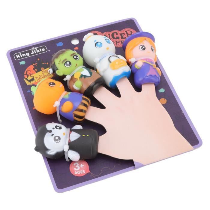 5pcs Marionnettes à Doigts de Dessin Animé Mignon, Ensemble de ...