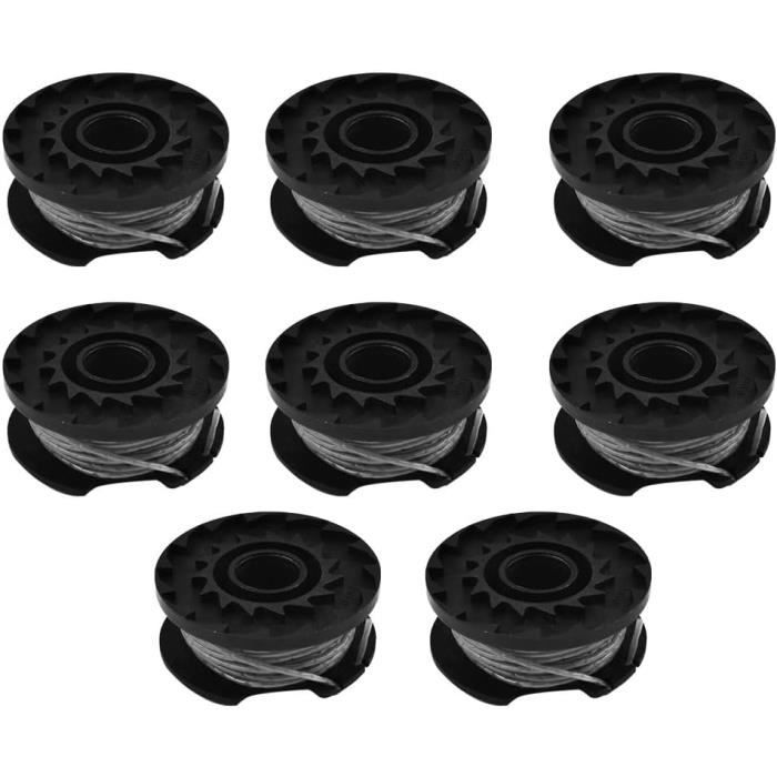 Lot De 8 Bobines De Tête De Débroussailleuse De Rechange Pour Bosch Coil Easygrasscut 18 V Pour ...