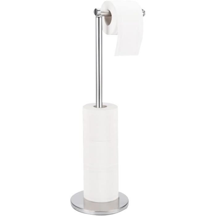 Porte-Rouleau De Papier Toilette - En Métal Noir - Pour Salle De Bain ...