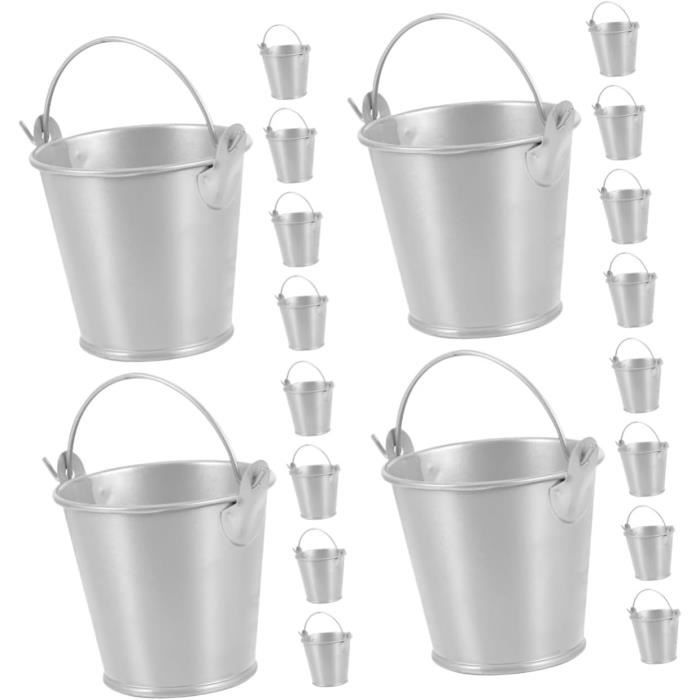 Petit Seau en Fer Blanc - Marque - Modèle - Fête Frites - Décorations ...