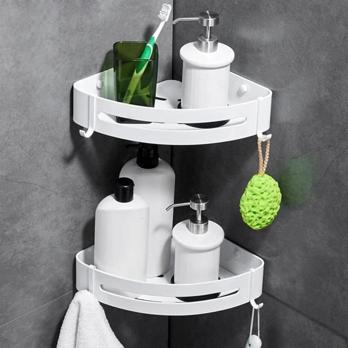 Rangement Douche Murale Etagere Douche Avec Crochet Etagere Salle De ...