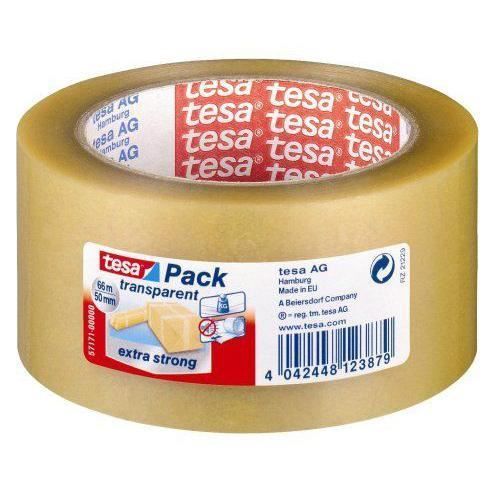Tesa UK Ltd Tesa Clear Extra Strong PVC Packaging Tape, Tower Of 6 ...