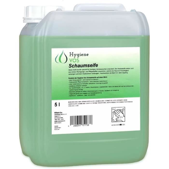 Savon mousse doux de 5 litres pour tous les distributeurs de savon ...