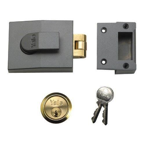 Yale Locks 81 DMG Verrou de sûreté Rollerbolt Laiton à cylindre entrée ...