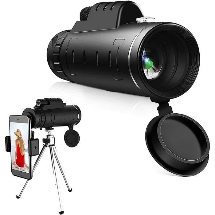 Télescope Monoculaire - Telmu - 40x60 - Faible Luminosité - Trépied et ...