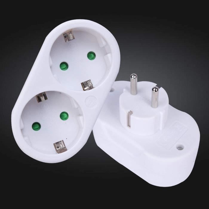 Multiprise Murale Multiprise Electrique 2 Prise 3500W 16A Multi Prise ...