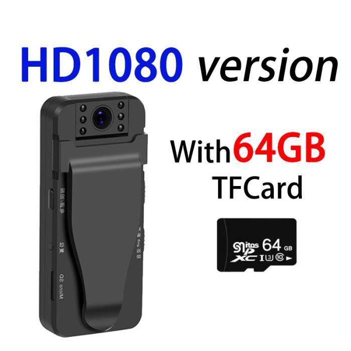 Caméra miniature,Mini caméra Espion Invisible, dispositif de sécurité ...