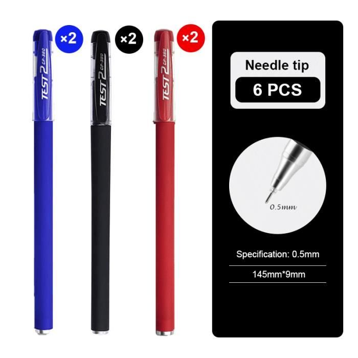 Ensemble de 18 stylos à gel rétractables, stylos de grande capacité, 0 ...