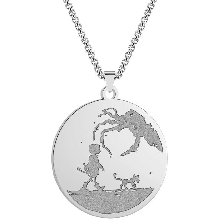 Coraline Collier Silhouette Inspirée Pour Femmes Hommes Acier ...