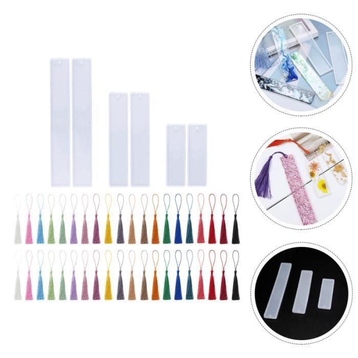 1 Ensemble de moules de signets Moules en cristal Epoxy Moules Signet ...