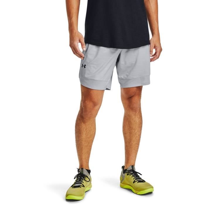 Short Under Armour Training Stretch imprimé - gris chiné/noir - 3XL ...