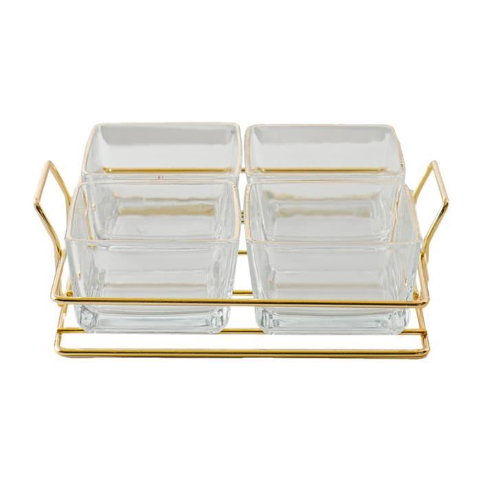 1set de plaque de rangement de plateau de fruits séchées Snack Plateau ...