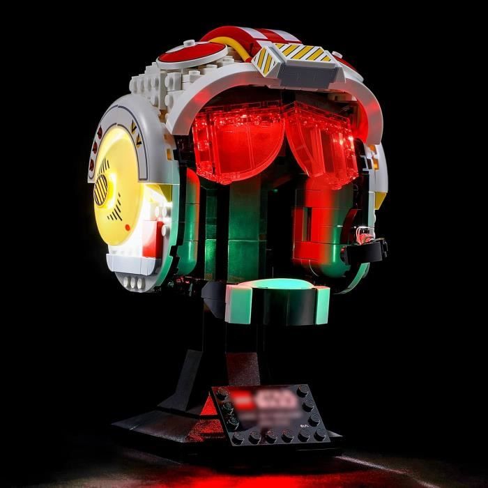Kit D'Éclairage Led Pour Lego-75327 Casque Red-Five De Luke Skywalker ...