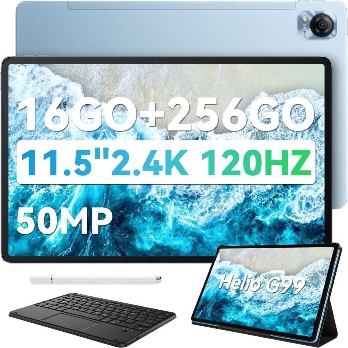 Mega 1 Tablette 11.5" Écran 2.4K, Android 13 Tablettes 16Go +256Go (Tf ...