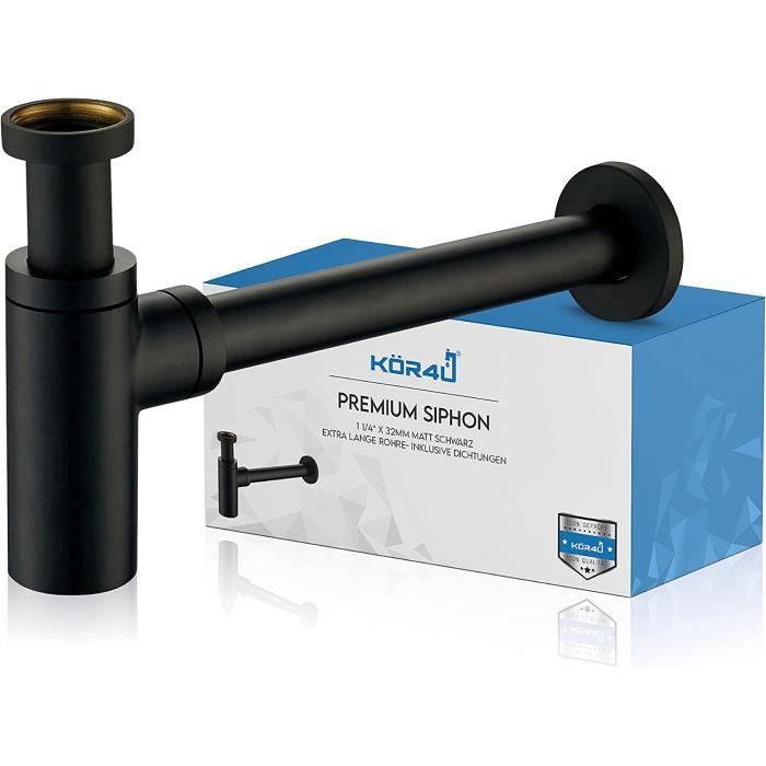 Kör4u K12528 Siphon Design Haut de Gamme, Noir Mat, Unil194 - Cdiscount ...