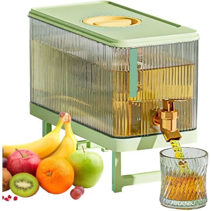 Distributeur Eau Boisson Frigo Fontaine Punch Bonbonne En Verre Avec ...