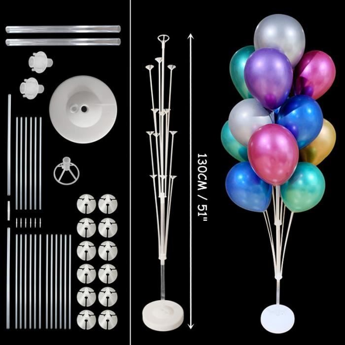 BALLON DECORATIF,13Tube Column--Support de ballons en Tube rond 7-13-19 ...