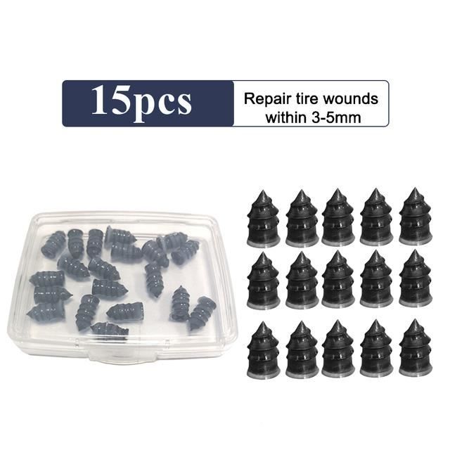 KIT REPARATION PNEU,15PCS Large--Réparation De Crevaison De Pneus En ...