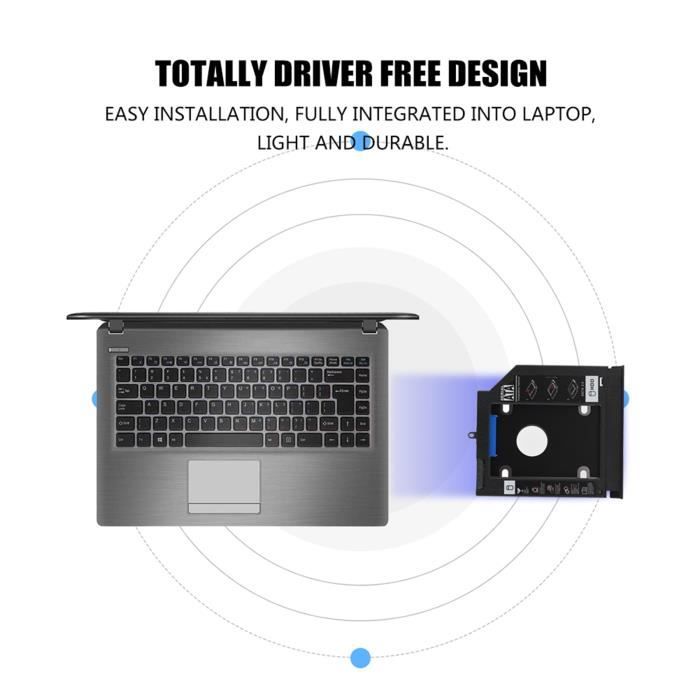 Disque dur HDD Bracket, Asixx Laptop Internal Enclosure SATA3.0 HDD ...