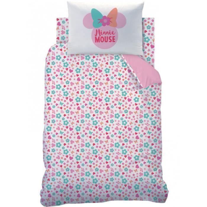 Minnie Mouse Papillon Ensemble de Literie Junior 4 en 1 (Couette ...
