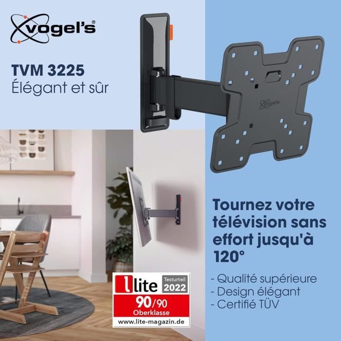 Tvm 3225 Support Mural Tv Orientable Pour Téléviseurs 19-43 Pouces ...