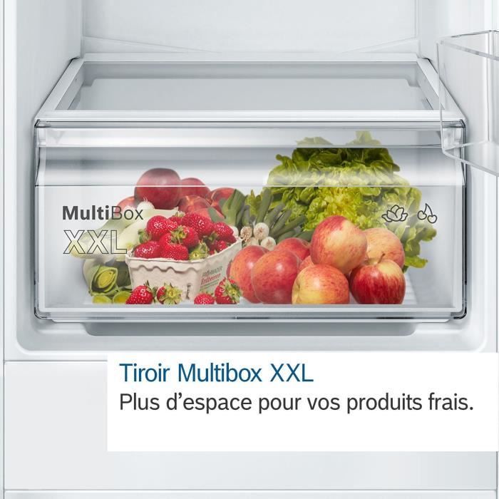 Réfrigérateur combiné intégrable BOSCH SER2 -KIV87NSE0 - 2 portes - 270 ...