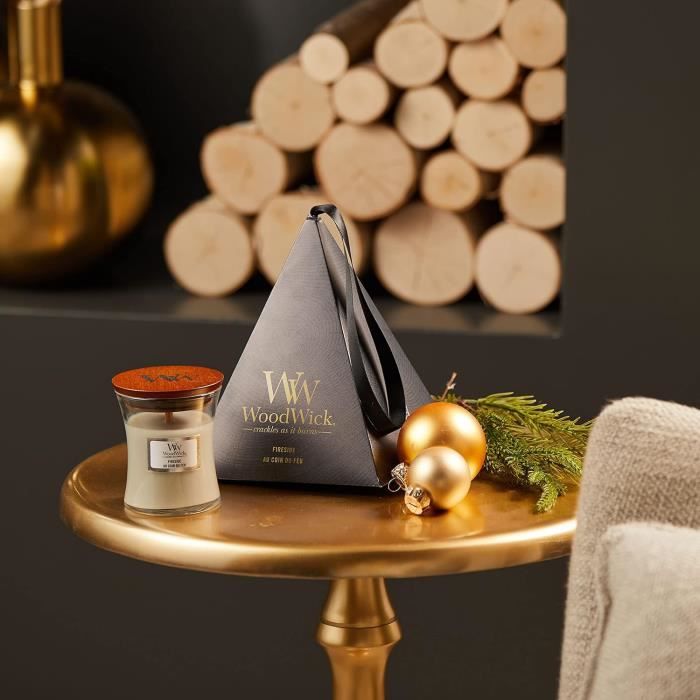 WoodWick coffret cadeau de bougies parfumées Bougie parfumée « Au coin ...