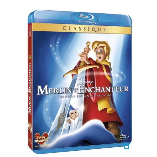 DISNEY CLASSIQUES - Blu-Ray Merlin l'enchanteur - Cdiscount DVD