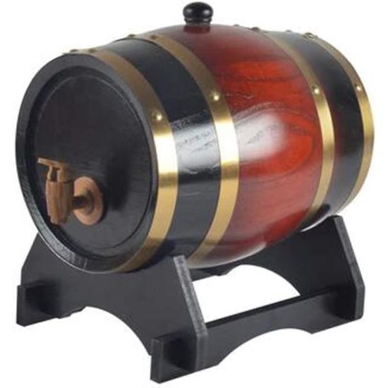 Baril de vin en Bois de chêne 10L, Distributeur de Baril Baril de ...