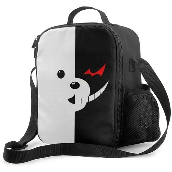 KEROTA Monokuma Boîte à lunch avec doublure rembourrée isolée Sac à ...