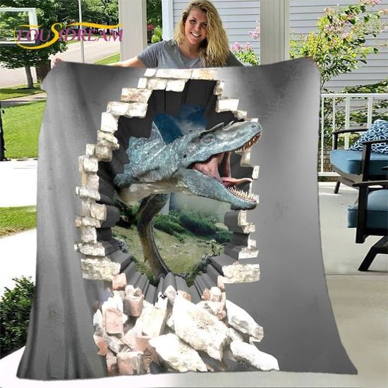 KJSD-1858 Couverture de dinosaure de dessin animé 3D pour enfants ...