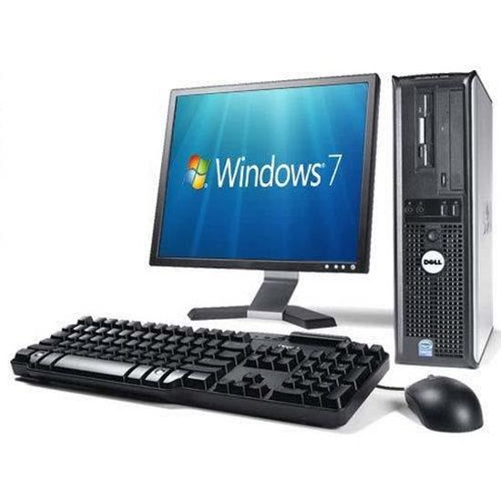 DELL OPTIPLEX 755 - Windows 7 + TFT 17" - Occasion - Cdiscount Informatique