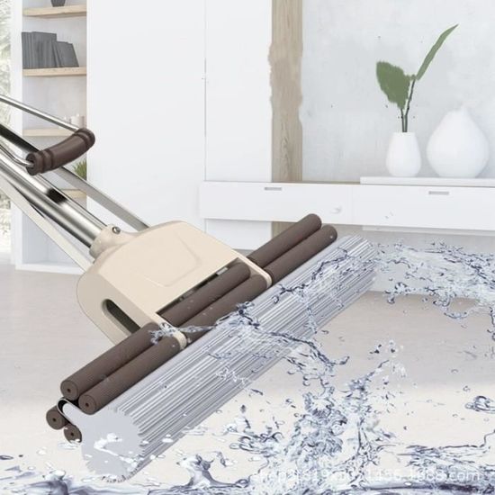 Balai éponge Absorbant, 2 Super Absorbant PVA éponge Head, Manche ...