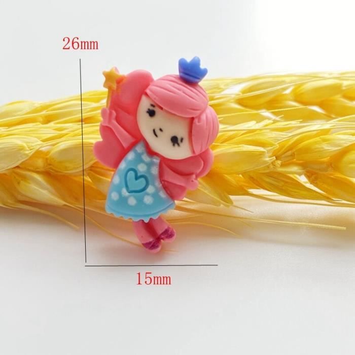 30 nouveaux personnages de dessin animé-série princesse, fond plat en ...