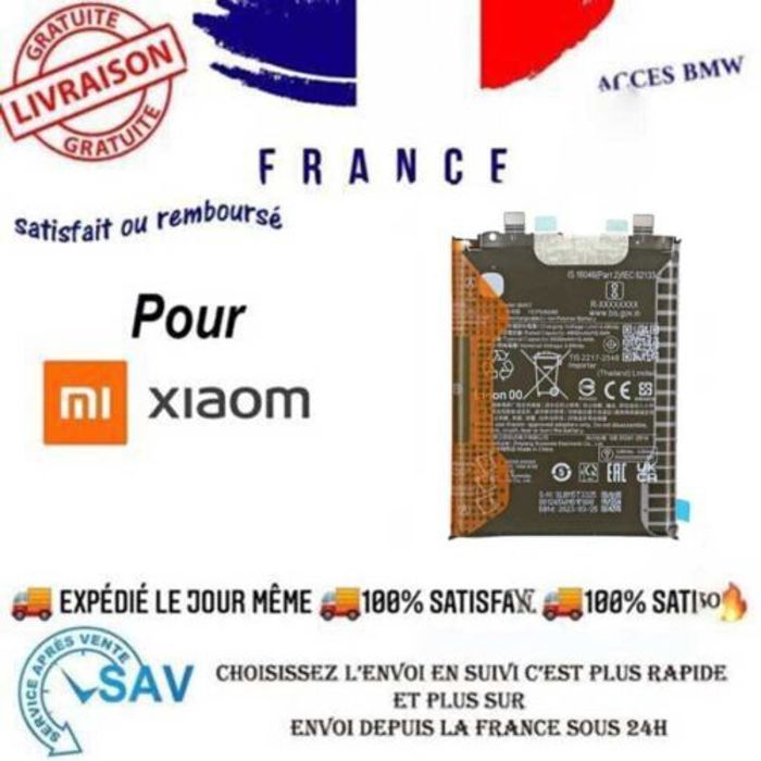 Batterie Battery Akku BM5T Premium Pour Xiaomi Redmi Note 13 Pro 4G ...