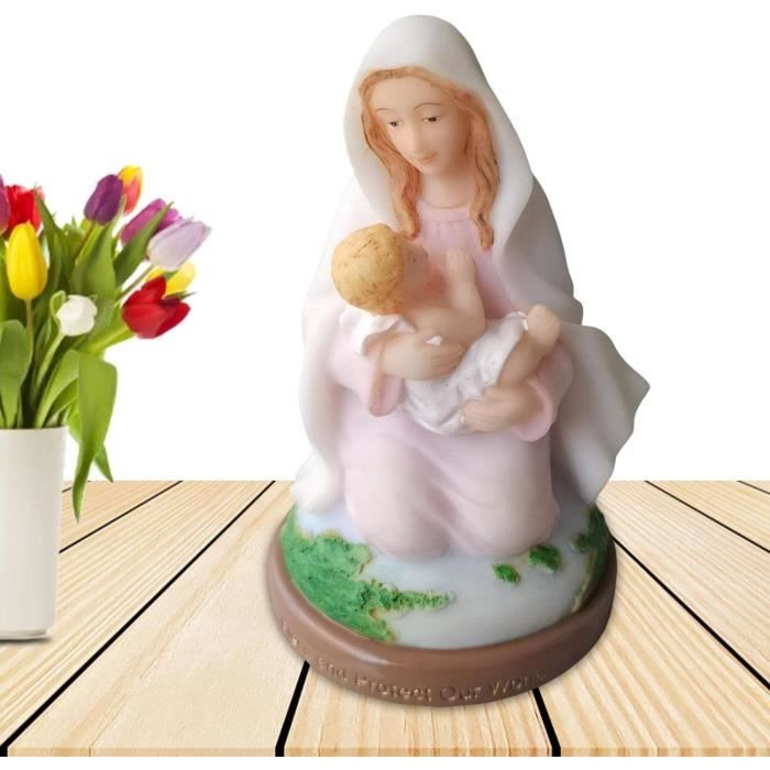 La Vierge Avec L'Enfant Jésus,Ornement Maison En Résine Sainte Mère ...