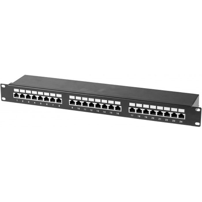 Panneau de brassage RJ45 24 ports CAT6 STP 1U - Achat / Vente panneau ...