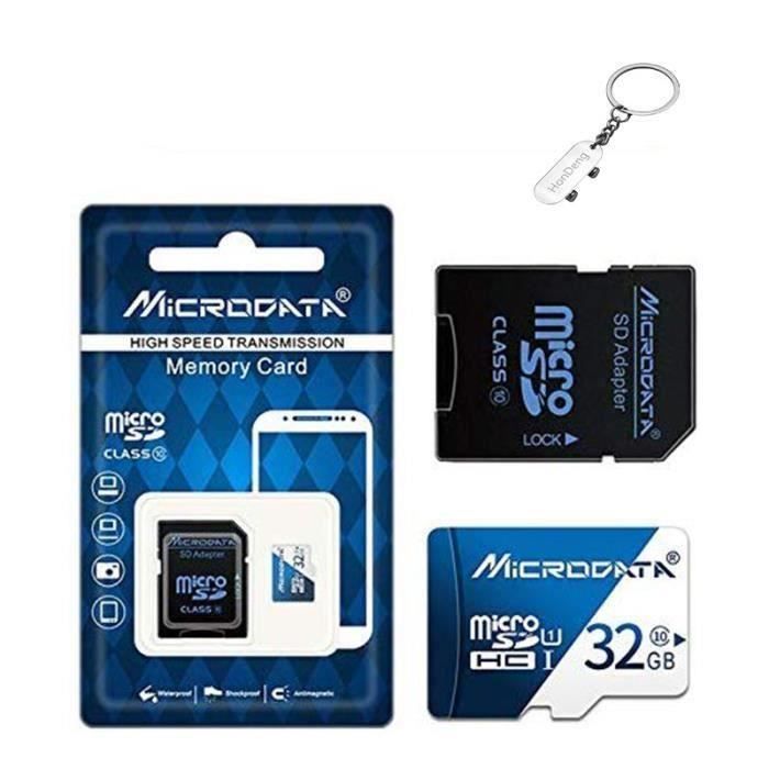 MICRODATA Carte mémoire Micro SD pour téléphones Portables, appareils Photo, Ordinateurs ...