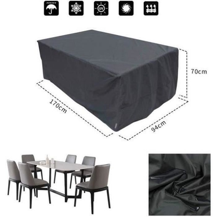 Housse de Meuble, Couverture Bâche de Protection de Table Imperméable ...
